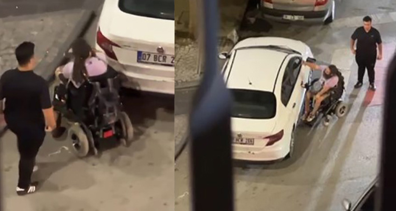 Engelli Rampasına Park Edilen Araca Kızan Vatandaş, Aracı Parçaladı Engelli Rampasına Park Edilen Araca Kızan Vatandaş, Aracı Parçaladı