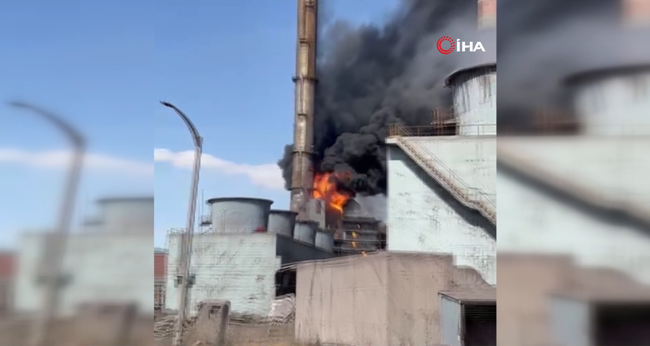 Kangal Termik Santralinde Yangın Kontrol Altına Alındı